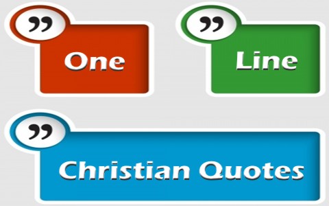 30 Christian One Line Quotes