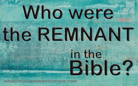Who Were The Remnant In The Bible?